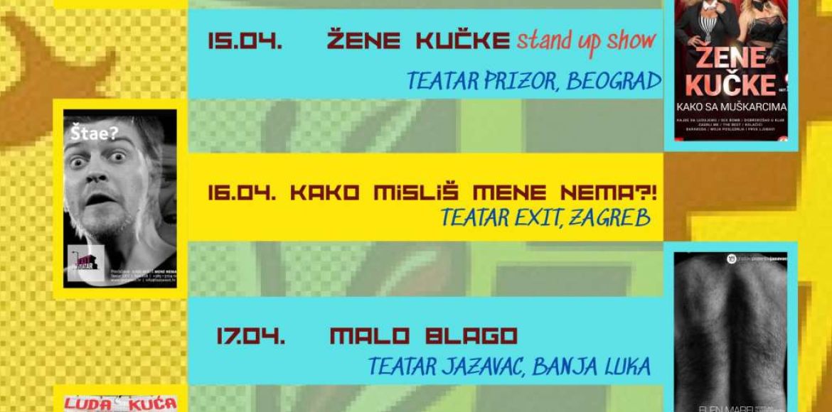 U aprilu u Sarajevu 28. Festival komedije 'Smijeh je lijek' @ StartBiH.ba